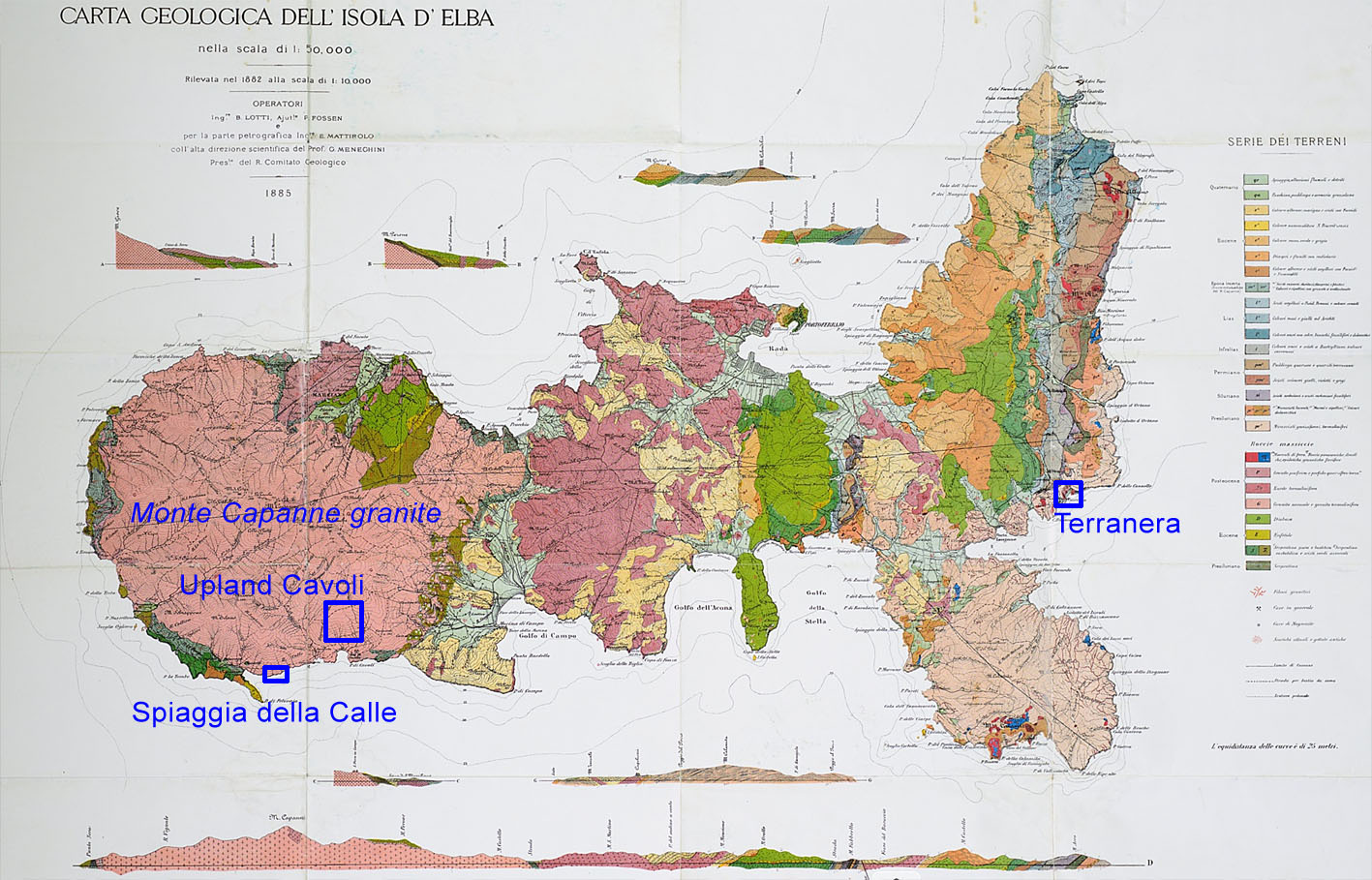 Tafoni weathering on the island of Elba. Impressions and questions ...