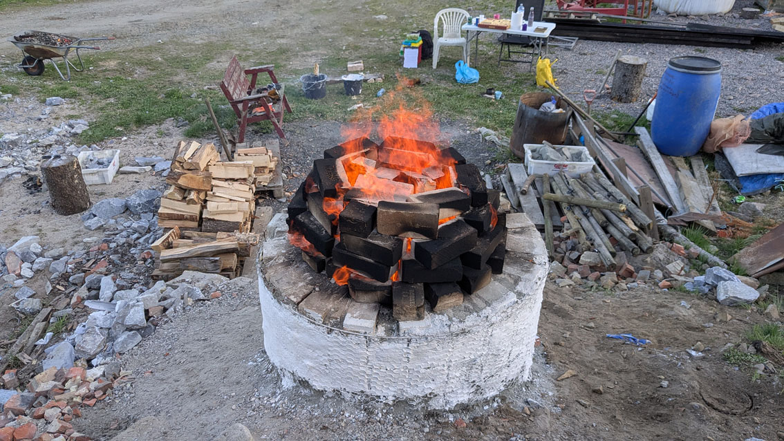 Small-scale lime burning for conservation in South Norway | Per ...